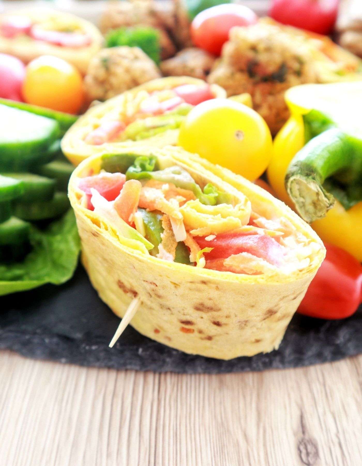 Vegane Mini Wraps | Einfaches Rezept